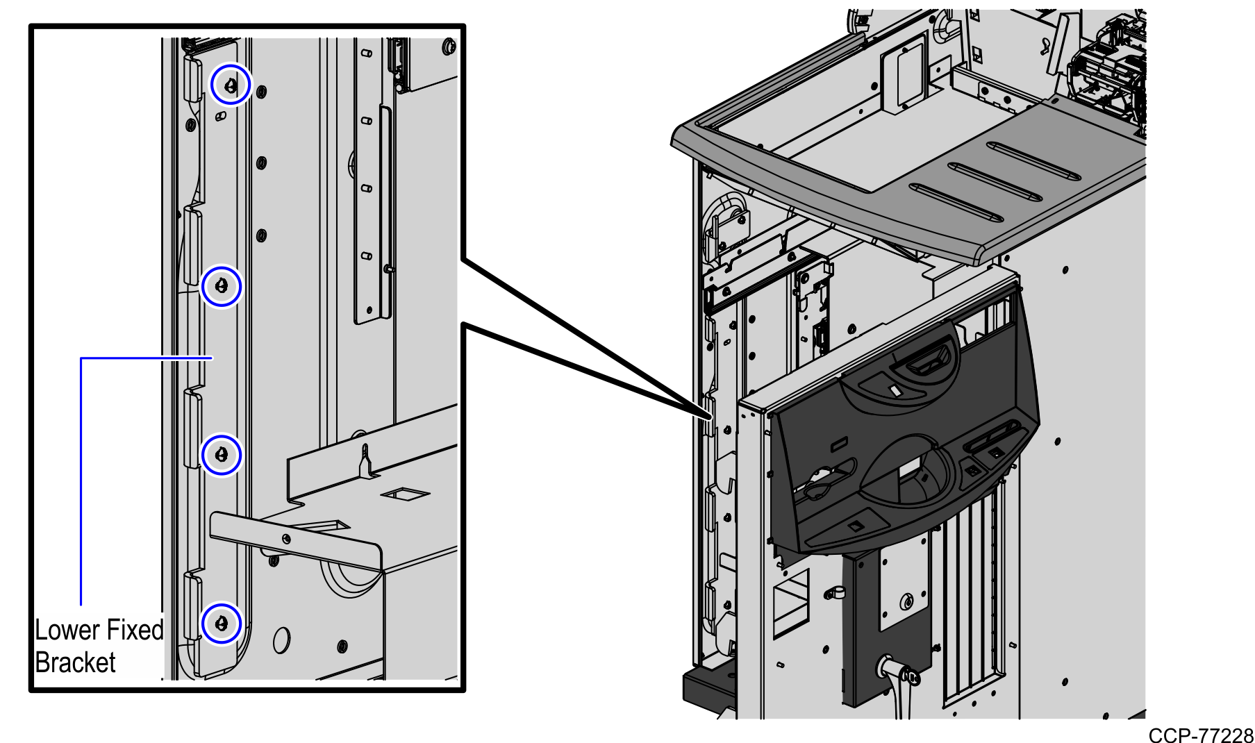 Removing Upper and Lower Fixed Brackets