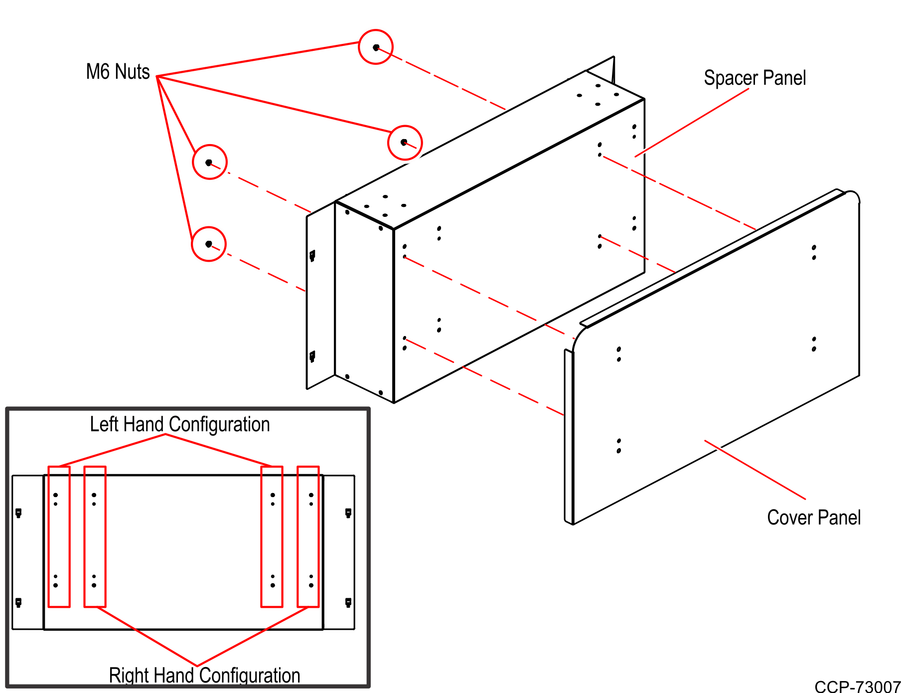 Install Sliding Pack Left Hand