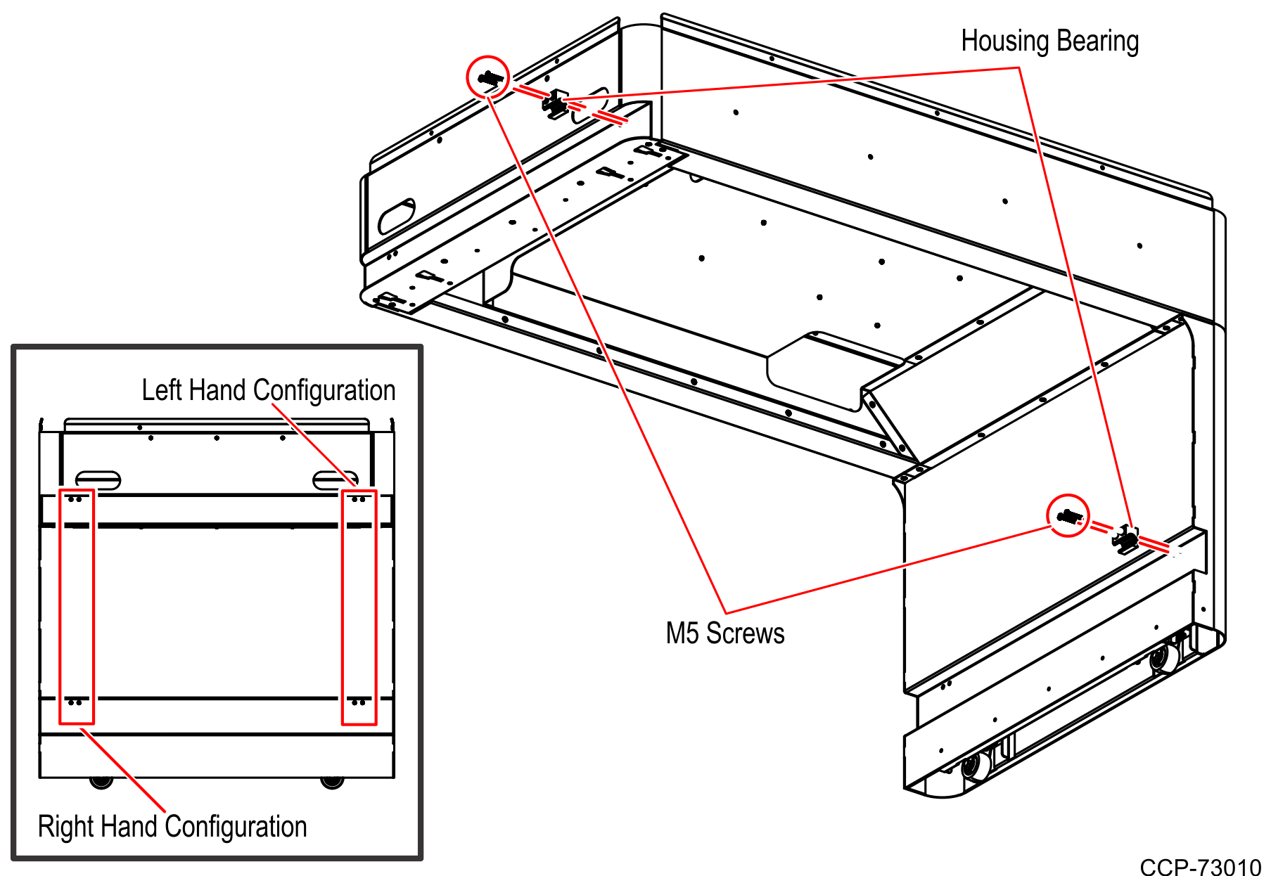 Install Sliding Pack Left Hand