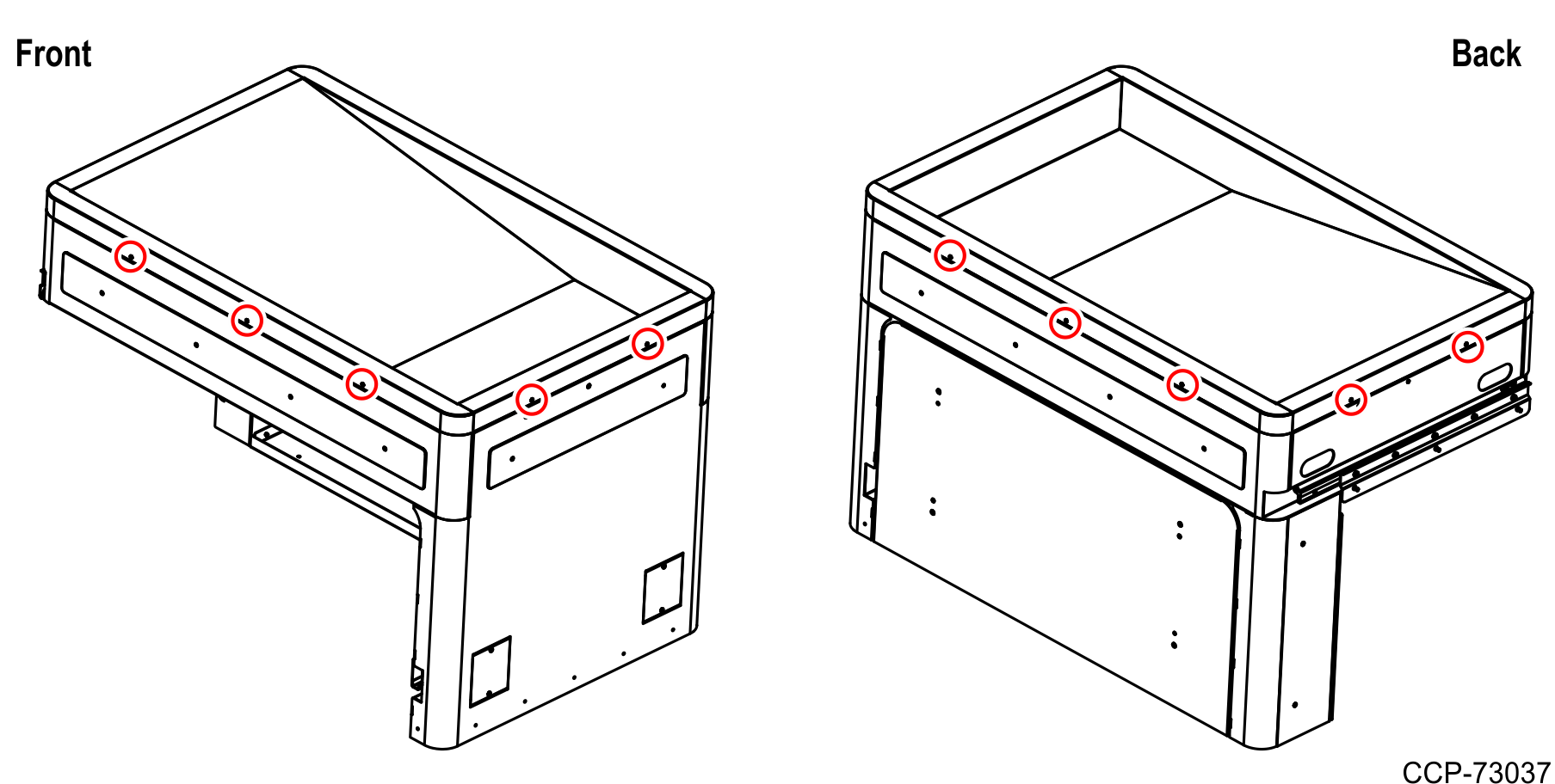 Install Stainless Steel Top Tray