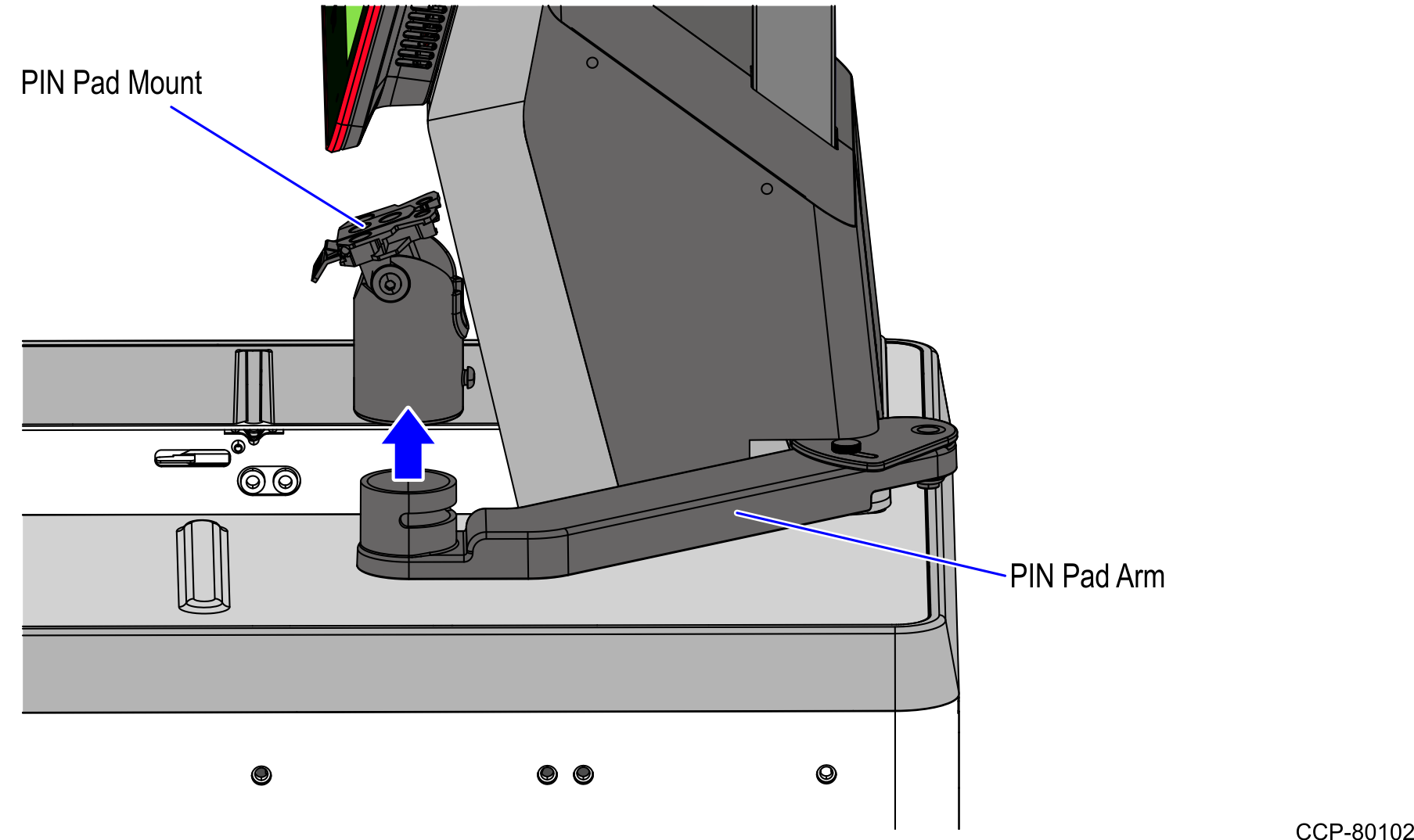 Removing Existing Pinpad Mount