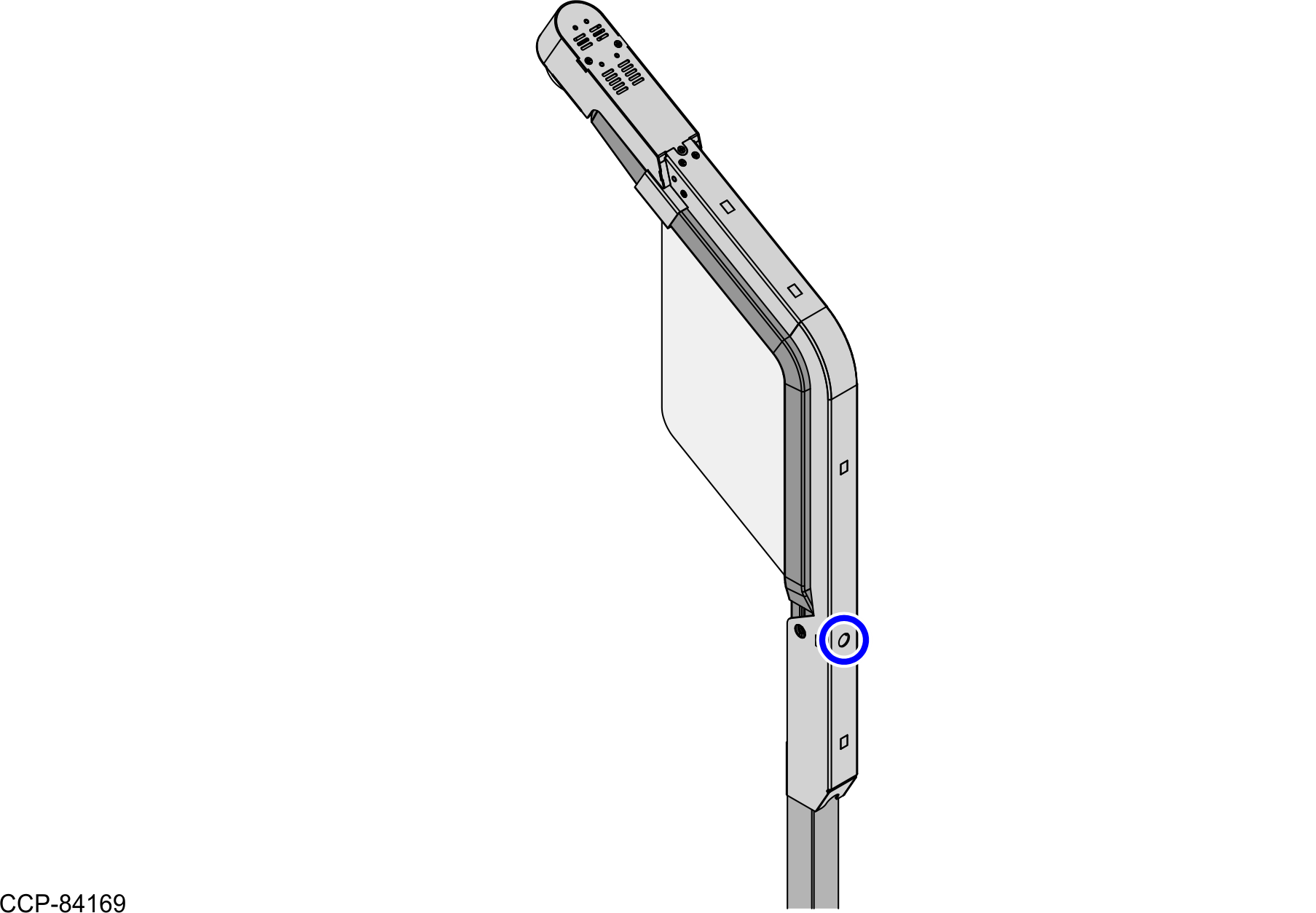 Installing the Tri-Light/Lane Light with IP Camera Assembly