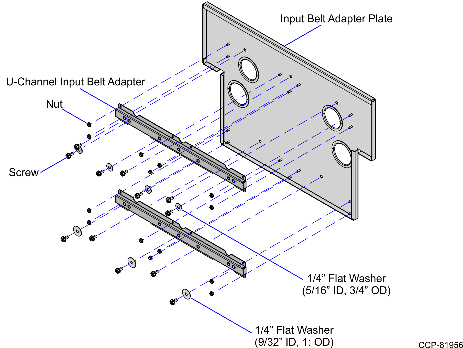 7360-K502 Input Belt Adapter