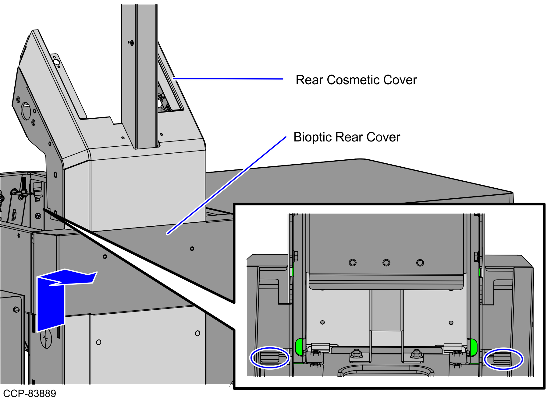 Removing the Scanner/Scale Adapter