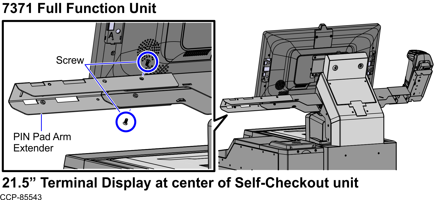 Installing the PIN Pad Arm Extender on Full Function Self-Checkout ...