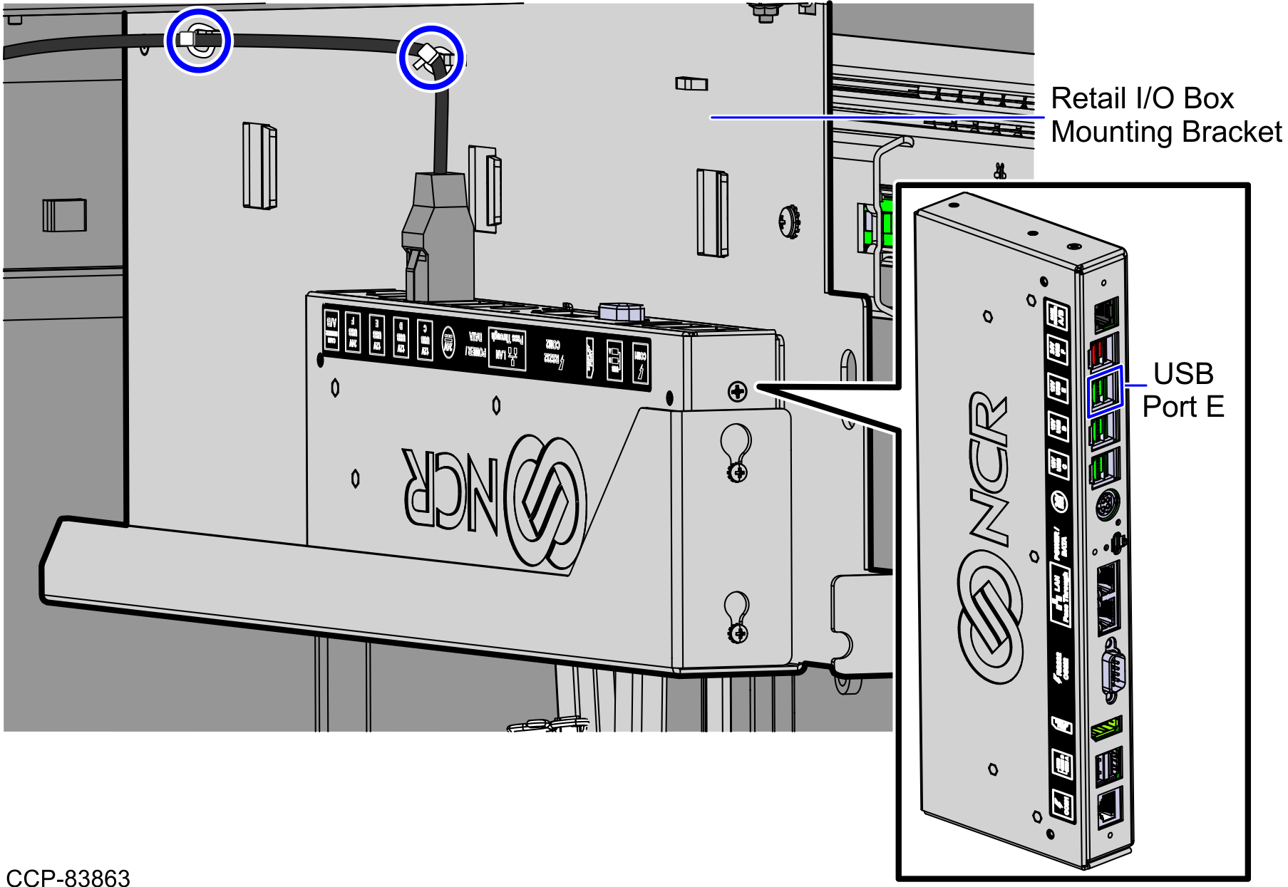Routing the PIN Pad cable