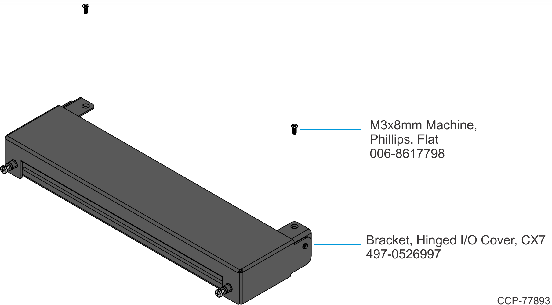 7772-K200 Tamper Resistant Cover, Remote I/O