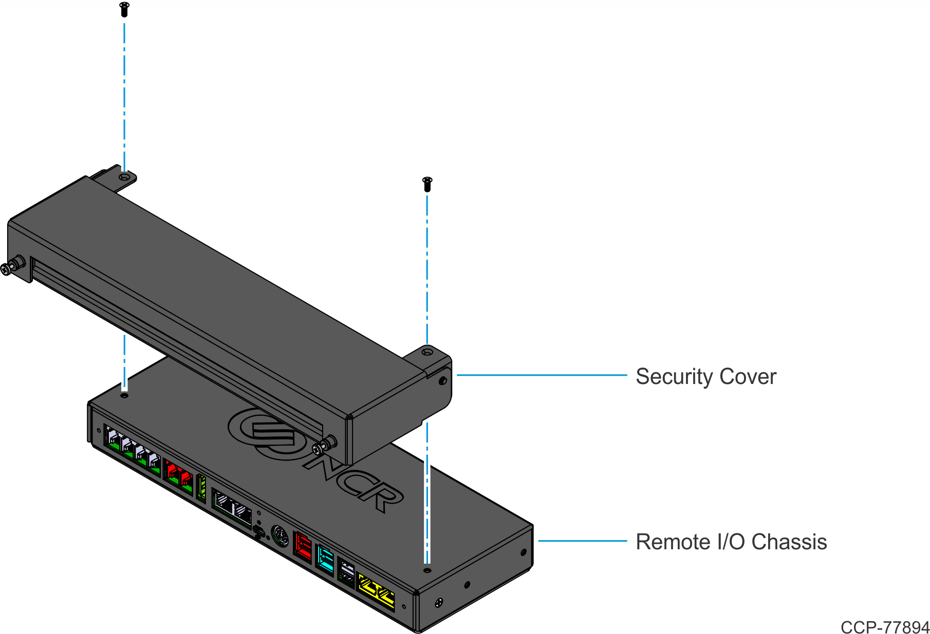 7772-K200 Tamper Resistant Cover, Remote I/O