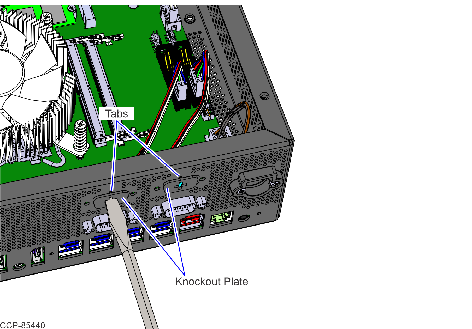 7787-K496 Serial Cables (COM3/COM4)
