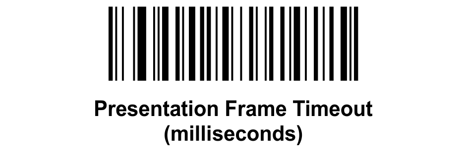 Presentation Frame Timeout (Parameter #1227, SSI #F8h 04h CBh)