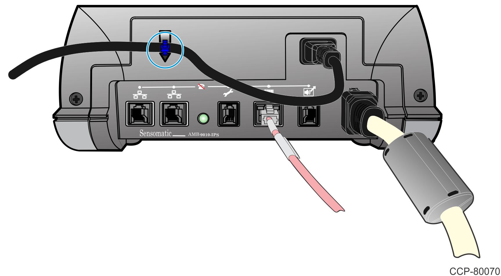 Connecting the Scanner to the Sensormatic Controller