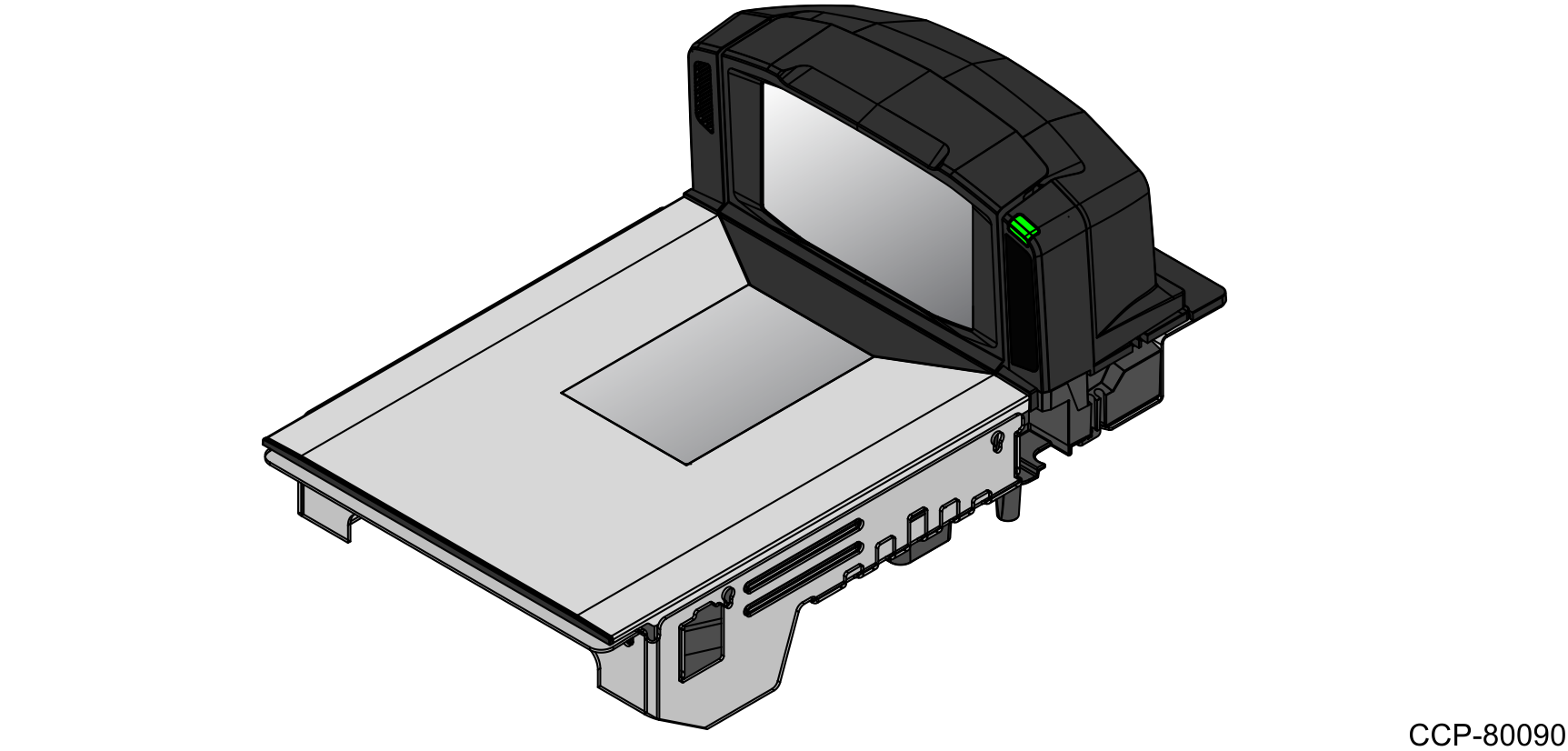 NCR 7895 Scanner/Scale Overview