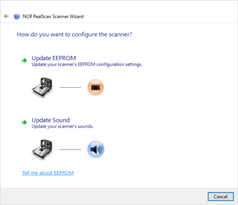 Updating the scanner configuration through Tricking Flashing