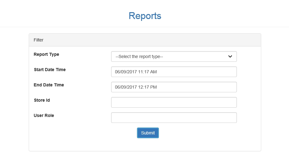 Generating custom store reports