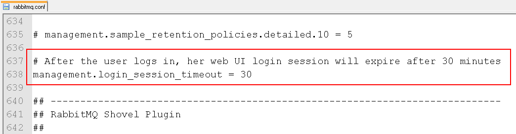 Session Idle Timeout