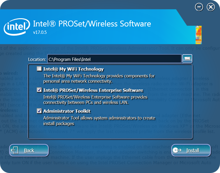 Wireless Adapter Switching